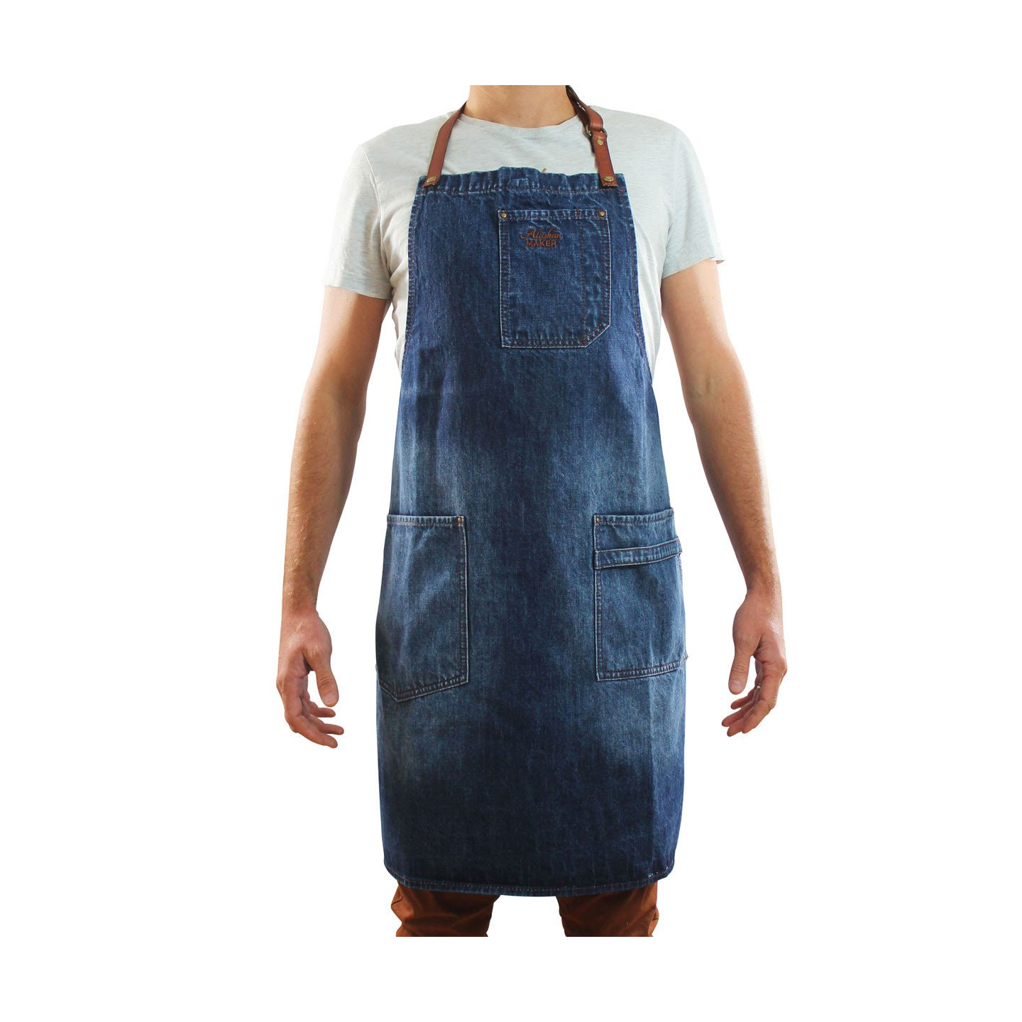 Blue denim canvas Apron for men and women